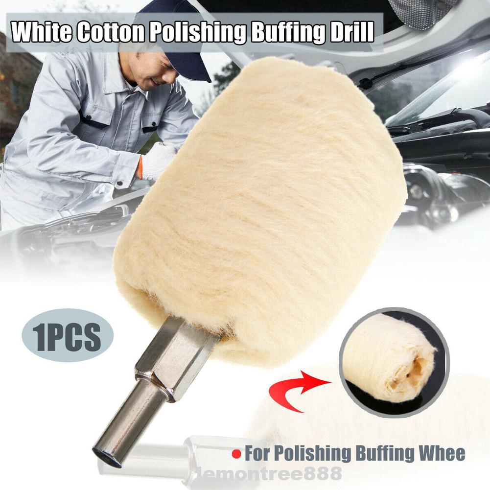 100x 25mm Wool Felt Polishing Buffing Round Wheel Tool - oudhyed.th ...