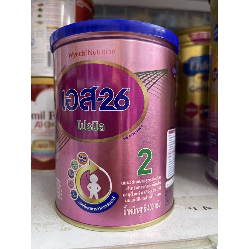 S26 Promil สูตร 2 (เอส 26 โปรมิลล์) 400g*1 กป exp 2/2023 - kamonpharma - ThaiPick