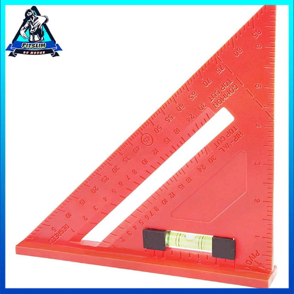 【สต็อกพร้อม】7 Inch Precision Triangle Ruler Multi-Function Right Angle ...