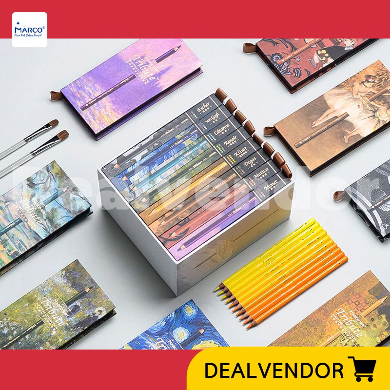 Marco Master Collection ดินสอสีไม้เกรดอาร์ตติส 80 สี รุ่น TRIBUTE ...