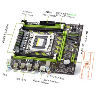 เมนบอร์ด ATERMITER X79 G MICRO ATX LGA 2011 WORKSTATION SERVER ...