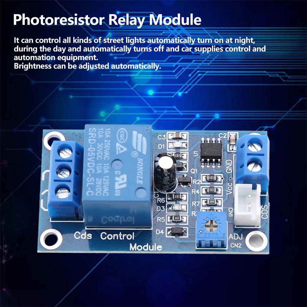 M131 Photoresistor Relay Module Light Automatic Control Switch 24V ...