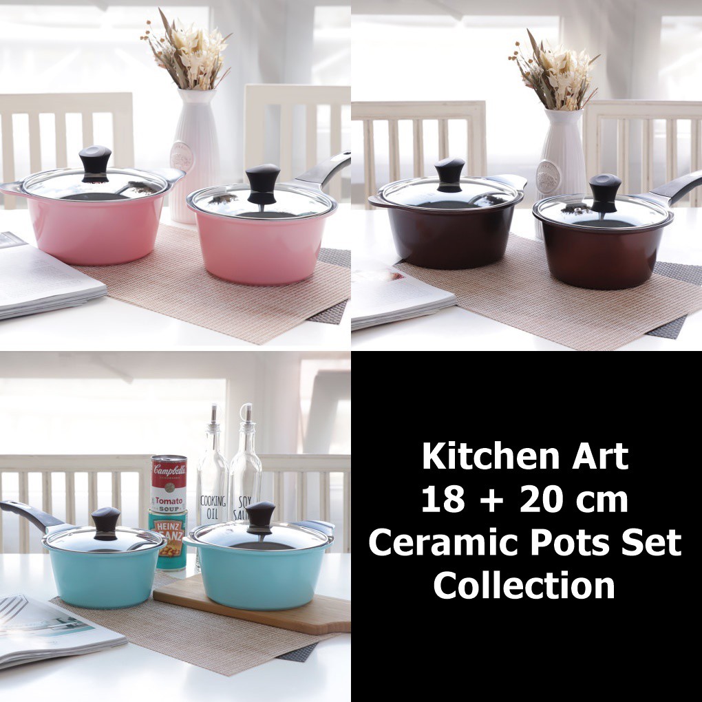 Kitchen Art 18+20 cm LCH store Korean Ceramic Pot Set Collection ...