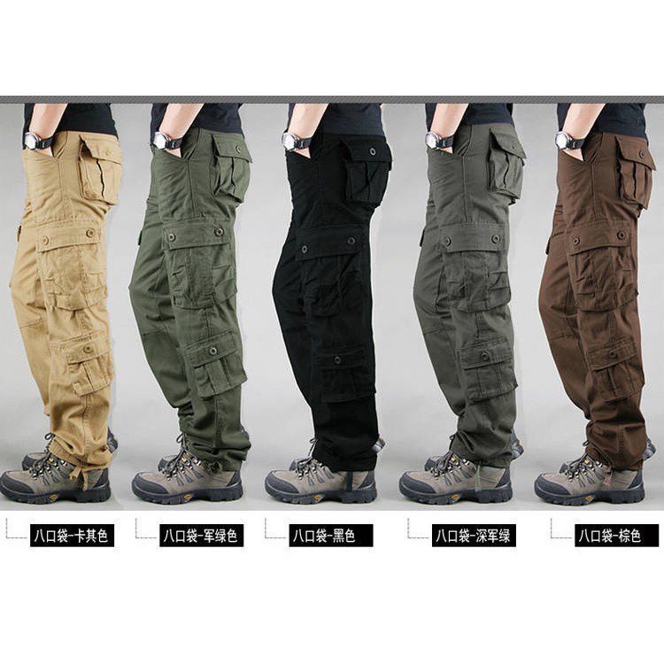 Tactical Pants Military Cargo Pants SWAT Fit Combat Trousers Size From ...
