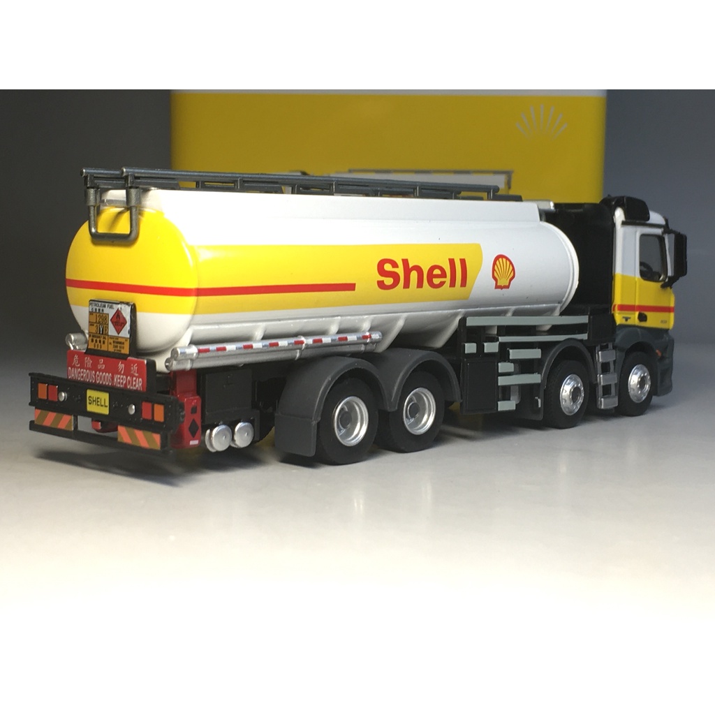 Tiny 1/76 Shell Oil Tanker Truck-MERCEDES-BENZ Antos- Die Cast Model ...