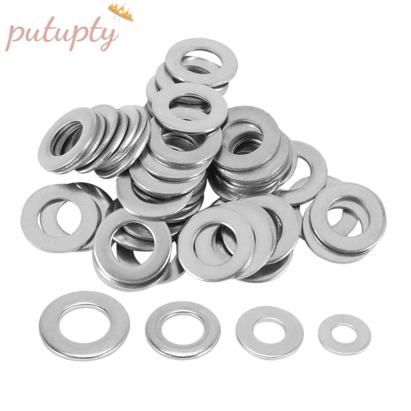 Metric Washer Mixed (200 Pack) M3 M4 M5 & M6 Form A Thick Flat Washers ...
