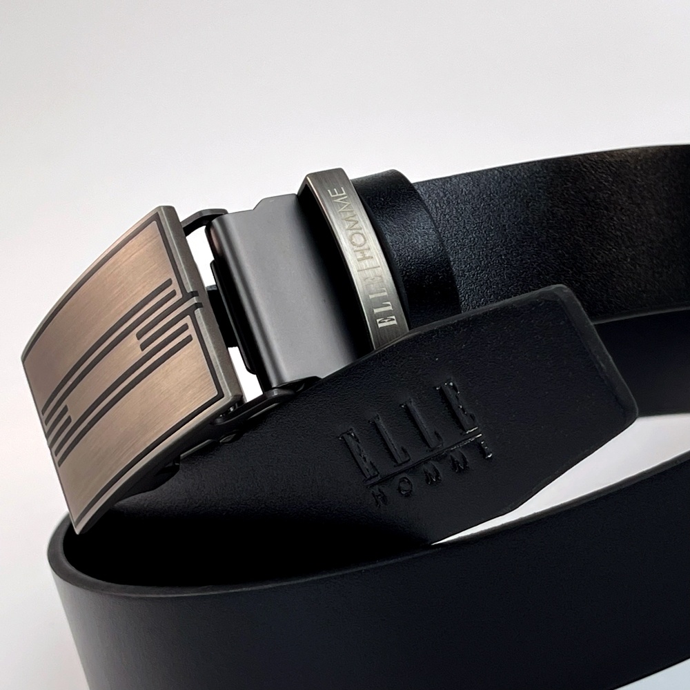 ELLE HOMME เข็มขัดหนังวัวแท้ สไตล์ Casual Business H84277 - elle_homme ...