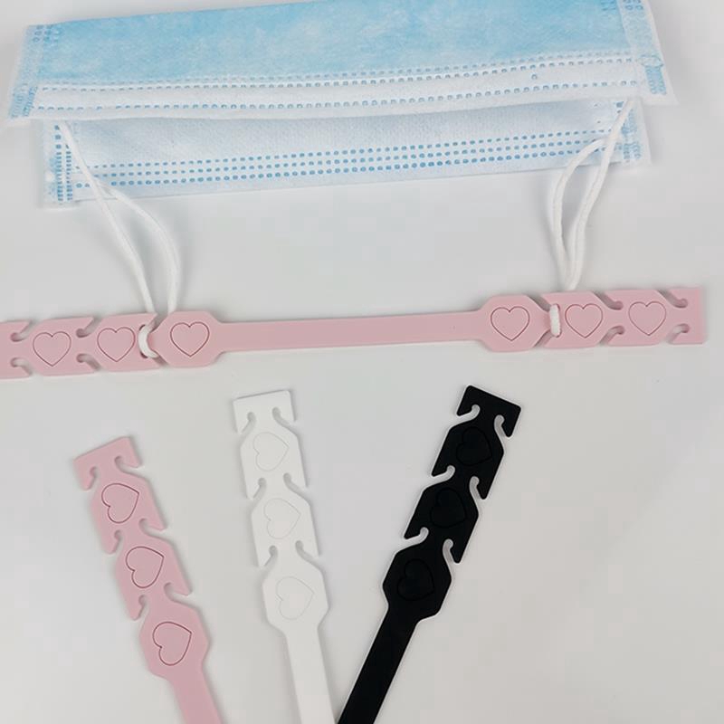 3 Length Adjustment Silicone Mask Ear Snap Hooks Mask Ear Hook Snap ...