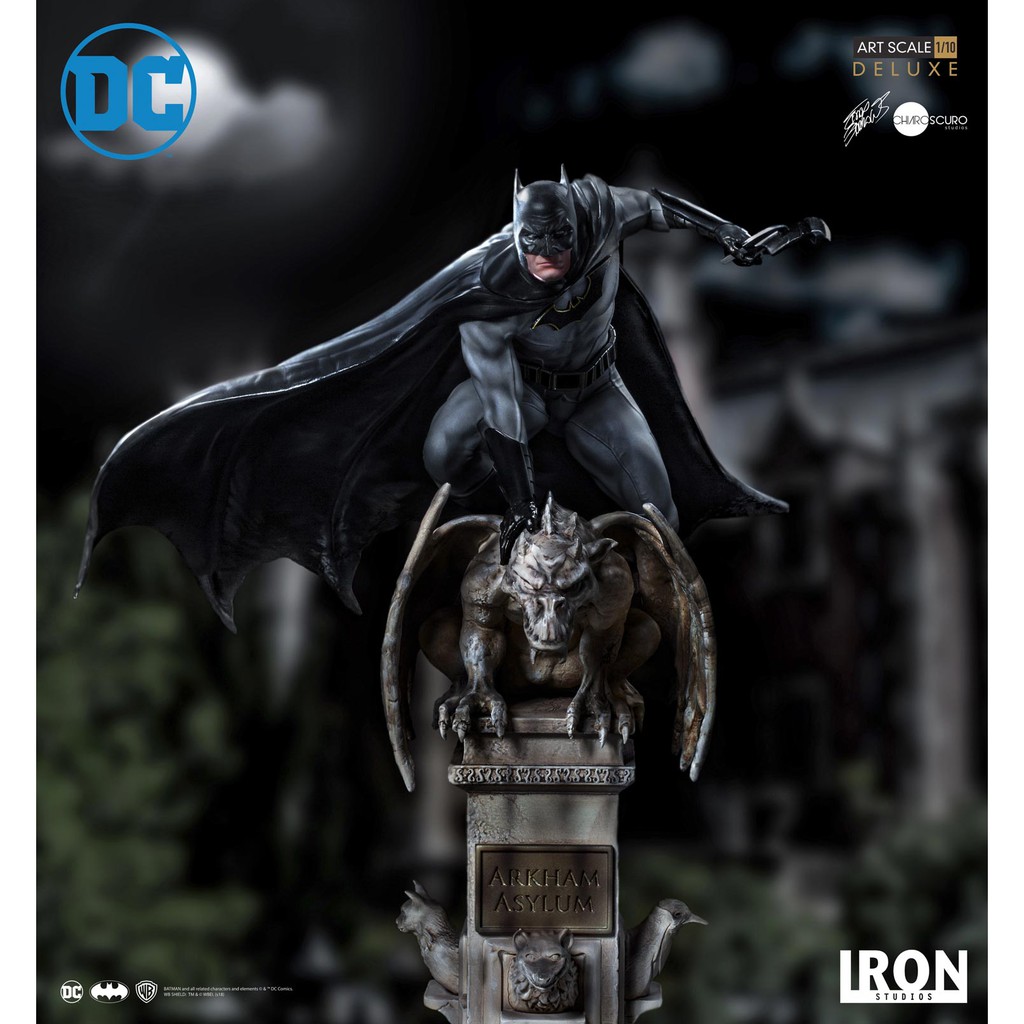 Batman: Arkham Asylum 1/10Scale (Deluxe) by Iron Studios (Statue, งาน ...