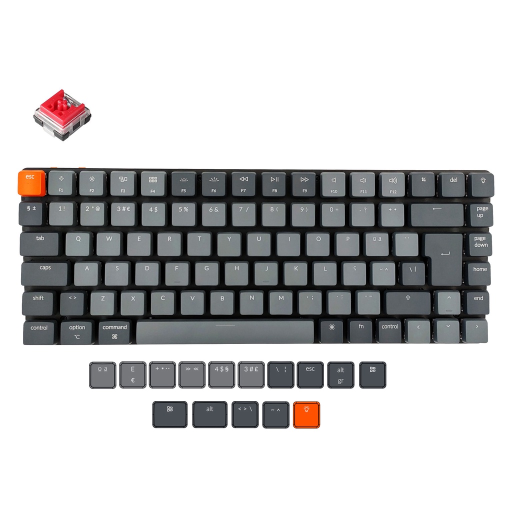 Keychron K3 D PT-PT Layout Ultra-slim Wireless Mechanical Low Profile ...