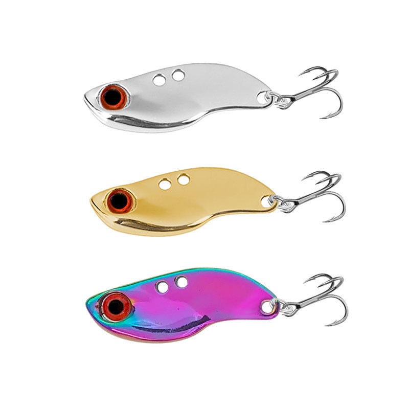 กระดี่ Micro VIB กระดี่เหล็ก 2.5g 5g พร้อมตะขอสามทาง เหยื่อตกปลาช่อน กระสูบ กระพง - 123gofishing ...