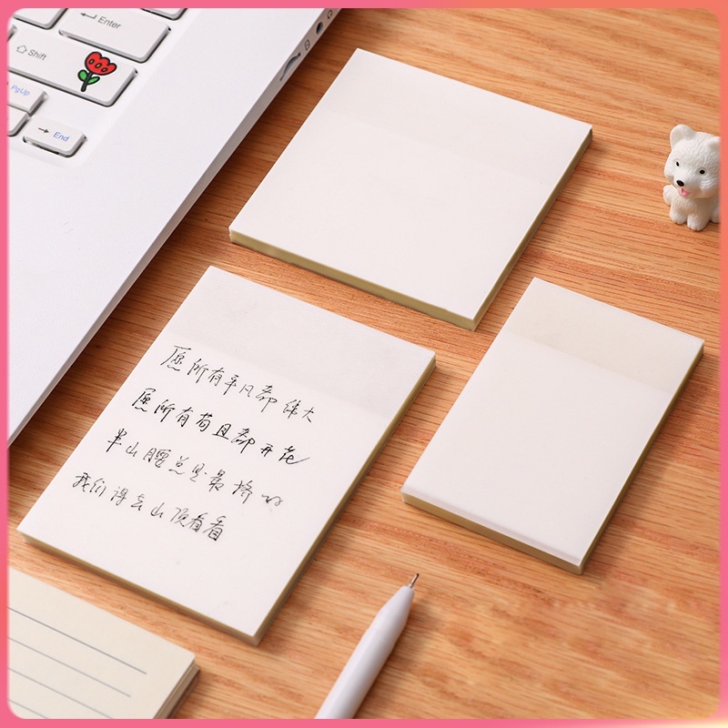 กระดาษโน๊ตแบบใส Post-It นักเรียนใช้กระดาษโน้ตขนาดเล็กเพื่อเรียนรู้ ...