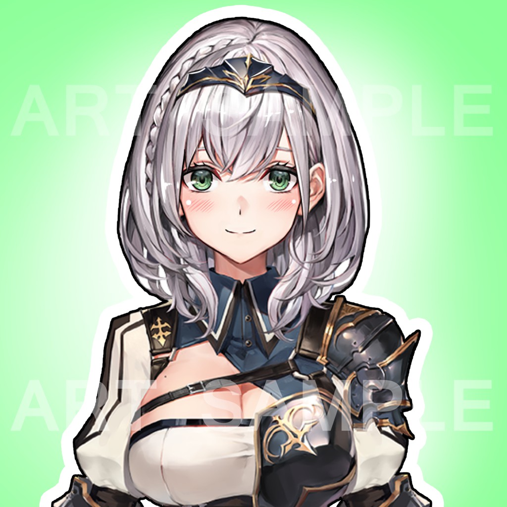 Shirogane Noel / สติ๊กเกอร์ 2 ชิ้น / Hololive / Vtuber / hololiveJP ...