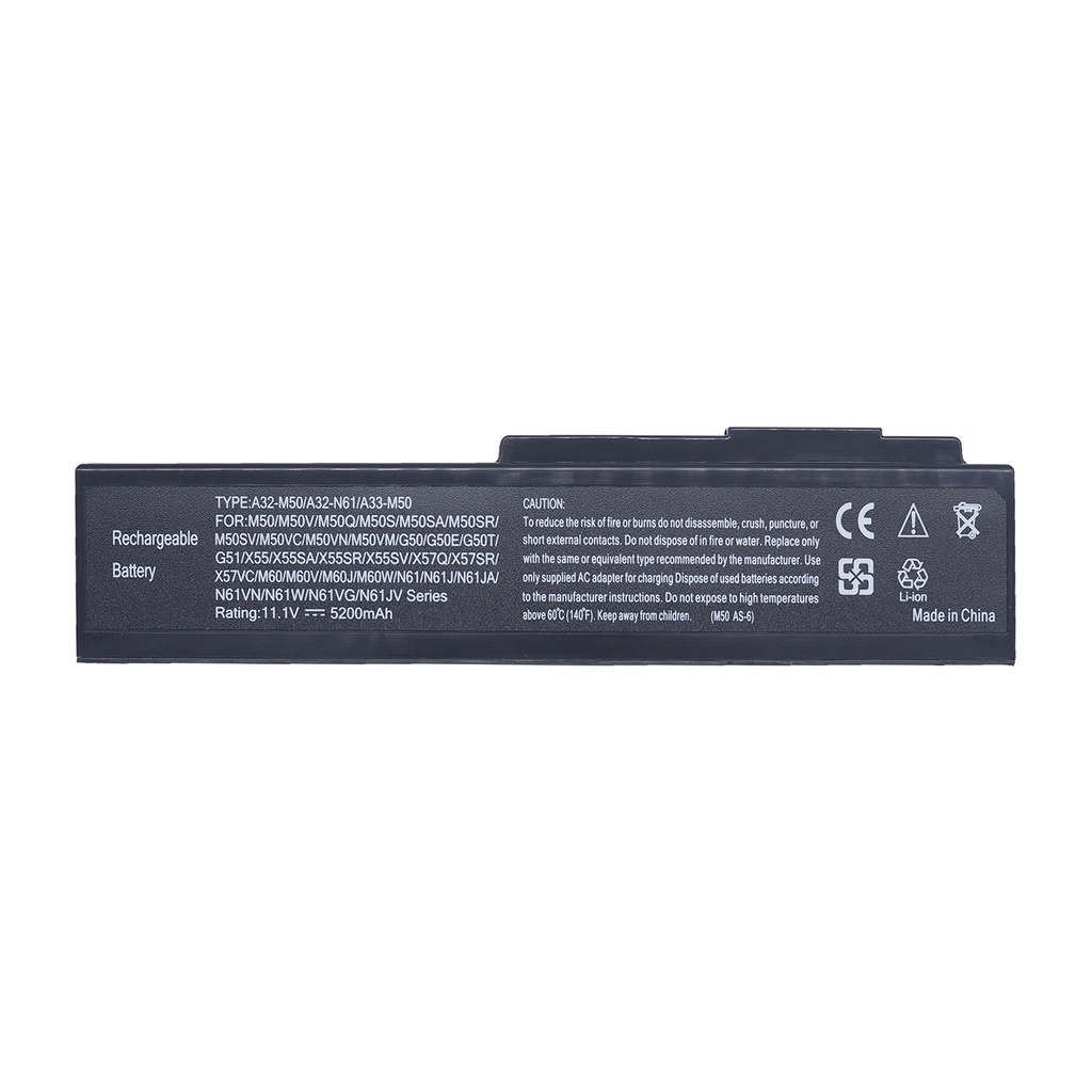 BATTERY NOTEBOOK ASUS M50 สำหรับ B43 N43 N43S N53 N61 X5M X64 SERIES ...