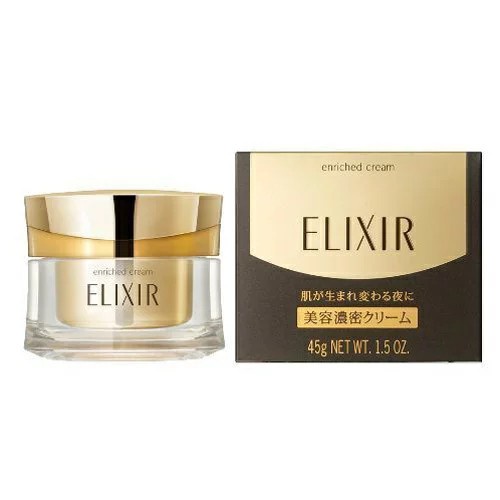 ครีมต่อต้านริ้วรอย Shiseido Elixir SUPERIEUR Enriched Cream TB 45g สูตรพรีเมี่ยม ลดเลือนริ้วรอย ...