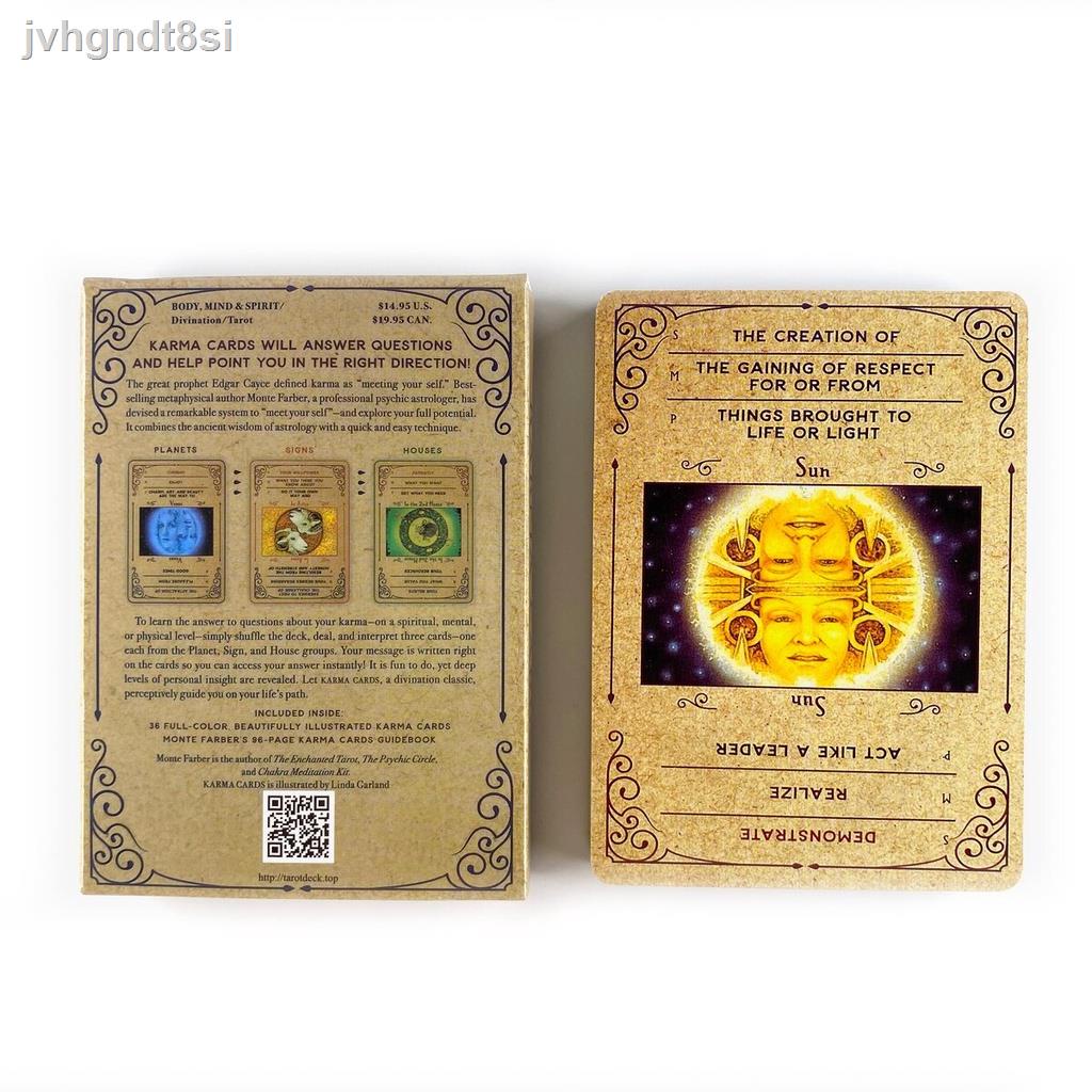 Karma Oracle Cards Leisure Party Table Game Fortune-telling Prophecy ...