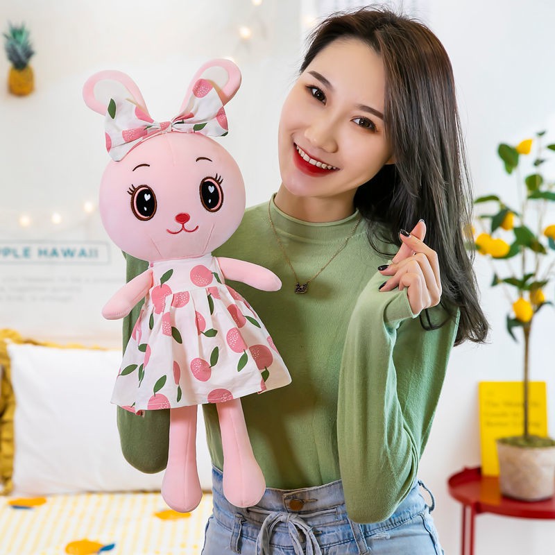 Plush Toy Rabbit Cute Bed Girl Princess Cute Queen Little Bunny Doll ...