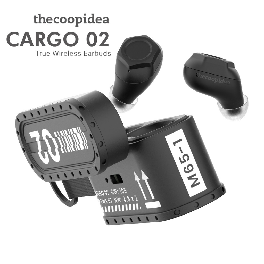 หูฟังบลูทูธไร้สาย thecoopidea CARGO 02 | Ipx5 ทนน้ํา 5 . 1 - Matt Black - tpwm7_941v - ThaiPick