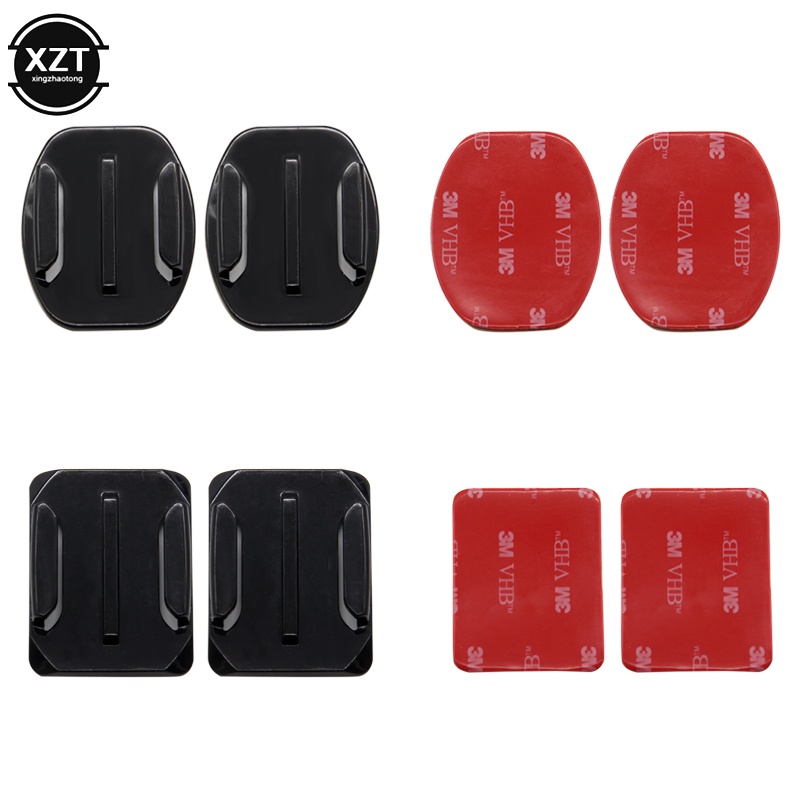 ☄Flat Curved Adhesive Mounts Sticker Mount for GoPro Hero 8 7 5 Xiaomi ...