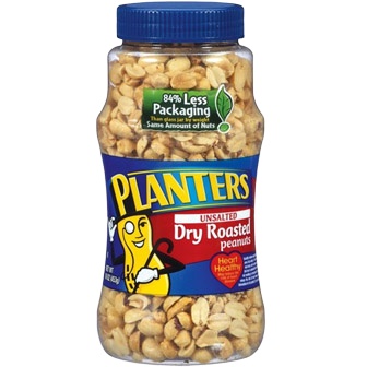 Peanuts Dry Roasted Unsalted Planters 454 g - big_sale_shop - ThaiPick