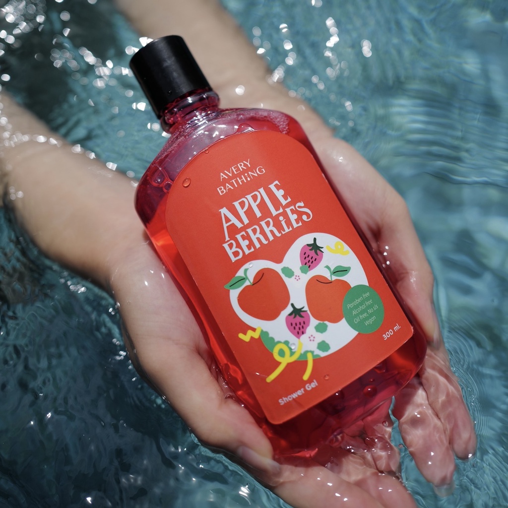 เจลอาบน้ำเอเวอรี่ บาธติ้ง กลิ่น AppleBerries - Avery Bathing Shower Gel ...