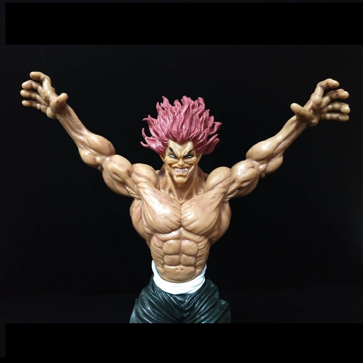 Model Figure Hanma Yujiro โมเดล ฮันมะ ยูจิโร่ (พ่อของบากิ) จากอะนิเมะ ...