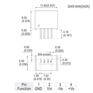 B1212S-1W 12V to 12V Isolated DC/DC Converters โมดูล แยกกราวด์ | Shopee ...