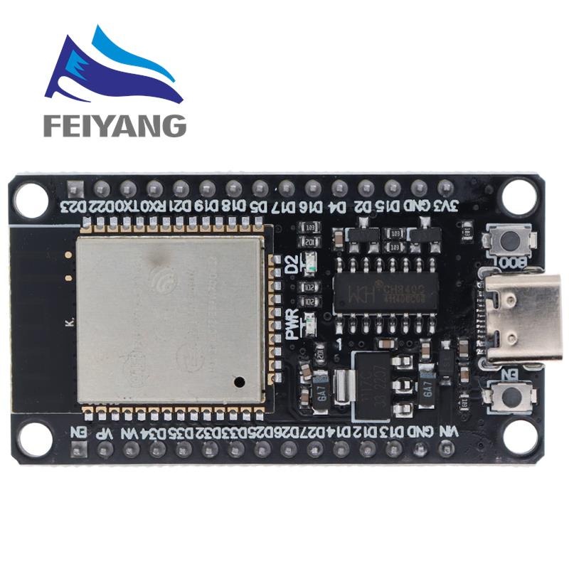 บอร์ดไมโครคอนโทรลเลอร์ Esp32 Type C Usb Ch340c Wifi และบลูทูธ ใช้พลังงานต่ํา Esp32 Devkitc 32