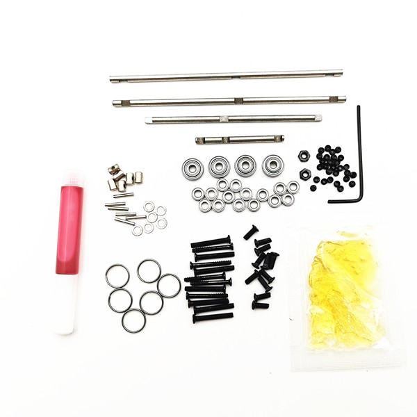 Wpl ชุดอะไหล่อัพเกรดรถบังคับวิทยุ 4WD B1 B14 B24 C14 C24 C34 C44KM 6WD ...