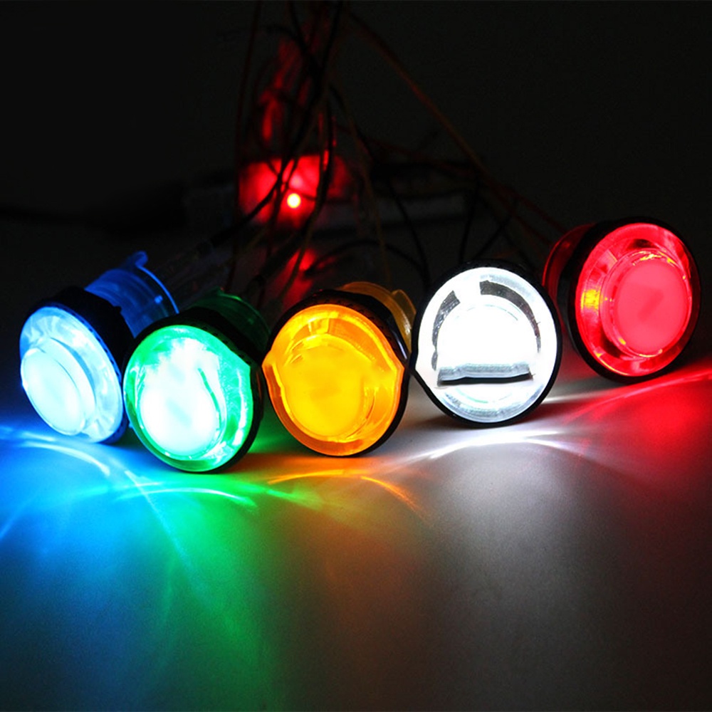 DIY USB Encoder to PC Games Joystick LED Illuminated Push Buttons ...