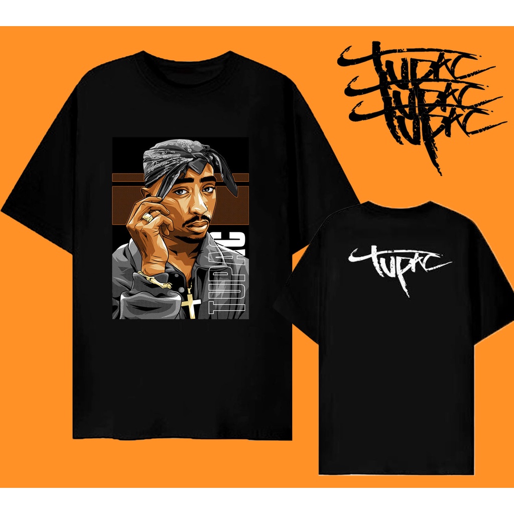 SDEAZTupac 2pac Amaru Shakur Raper Fashion WomanMan Black T-shirts ...