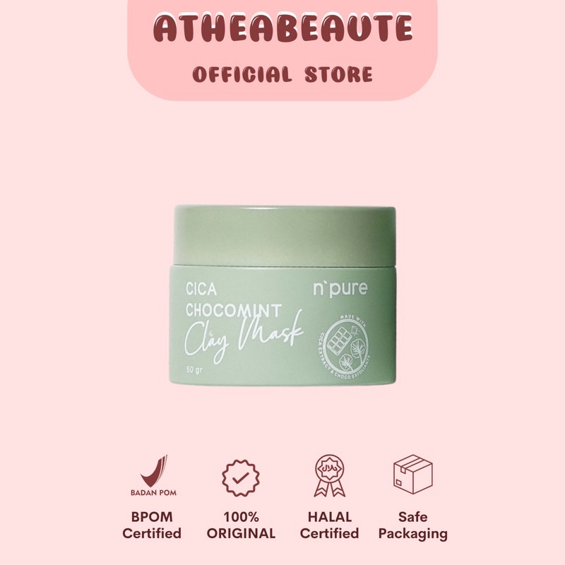 Npure Cica Chocomint Clay Mask - atheabeaute.th - ThaiPick