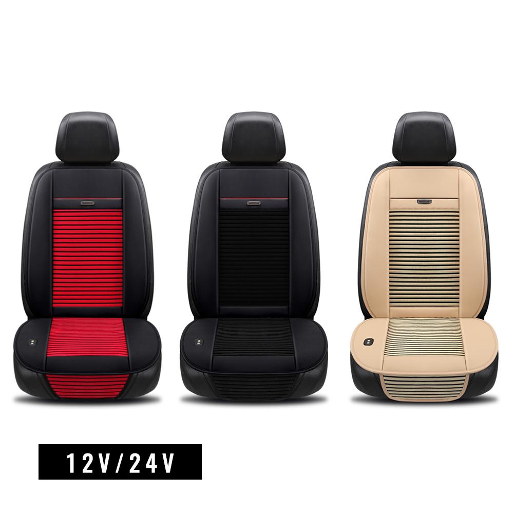1PC Car Seat Ventilated Mat Summer 3 Fans Single Cold Pad Multi ...