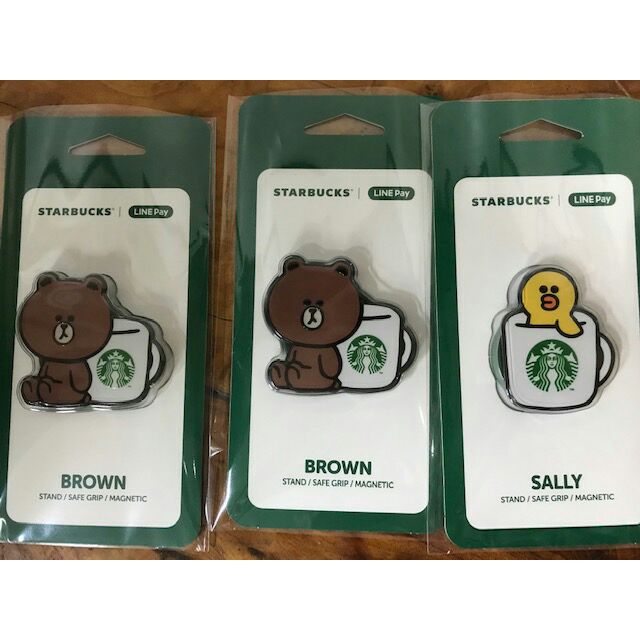 starbucks line friend ตัวป๊อปติดมือถือ ของแท้จากสตาบัคไต้หวัน ...