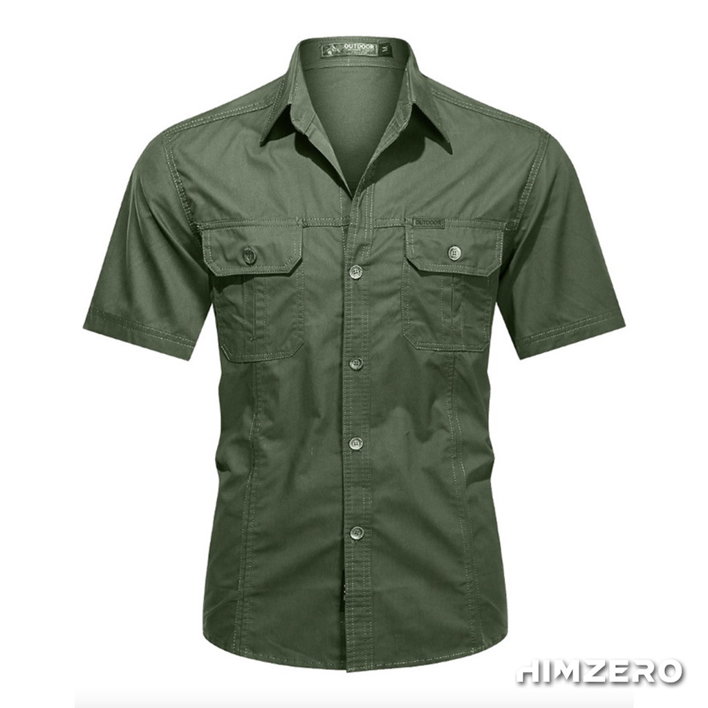 (ฟรี ของแถม) เสื้อเดินป่าไซส์ใหญ่ รุ่น ACK 4XL-5XL ผู้ชาย คนอ้วน เสื้อซาฟารีไซส์ใหญ่ เสื้อเชิ้ต ...