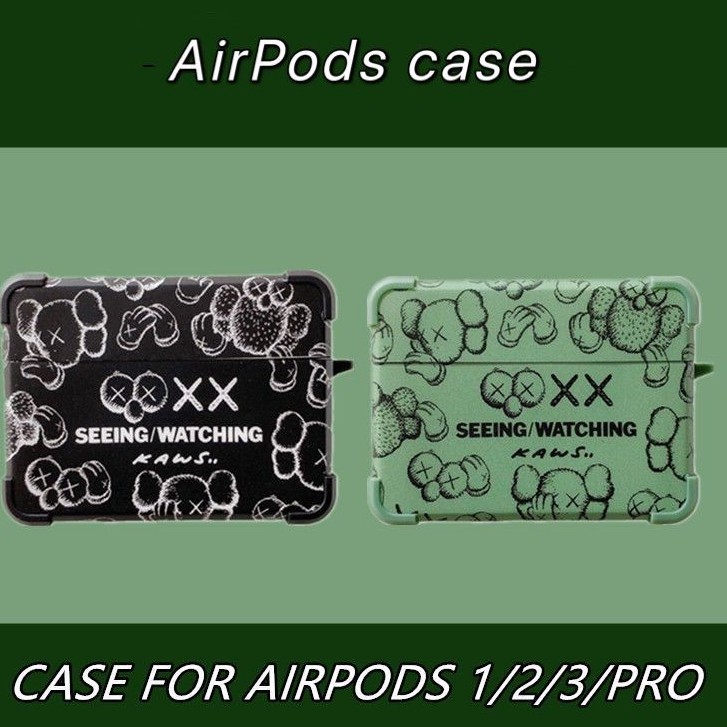 เคส Airpods pro 1 2 กระแสน้ำยี่ห้อ บุคลิกภาพ kaws กันตก ไม่จางหาย วัสดุ ...