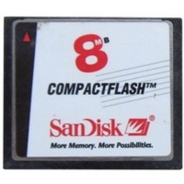 Sandisk CompactFlash 8MB genuine original (used) | Shopee Thailand