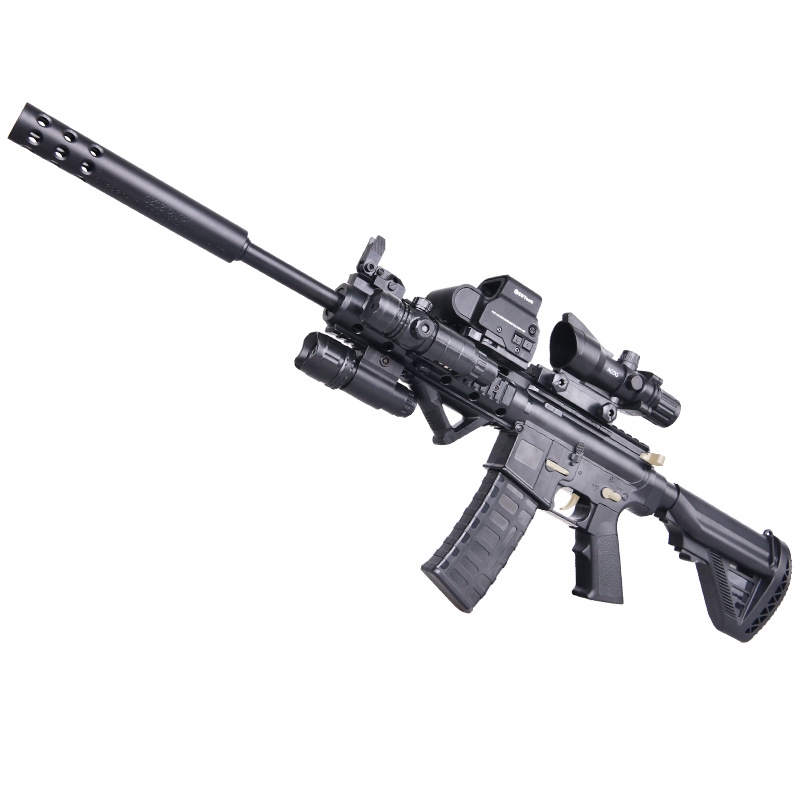 Le Shuo m416 เต็มรูปแบบพร้อมกับปืนฉีดน้ำปืนเด็กขั้นตอนการโจมตีที่จะกิน ...