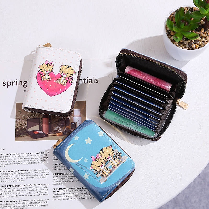 SENSES New Cute Cartoon Card Holder Large-Capacity Wallet Card Holder ...