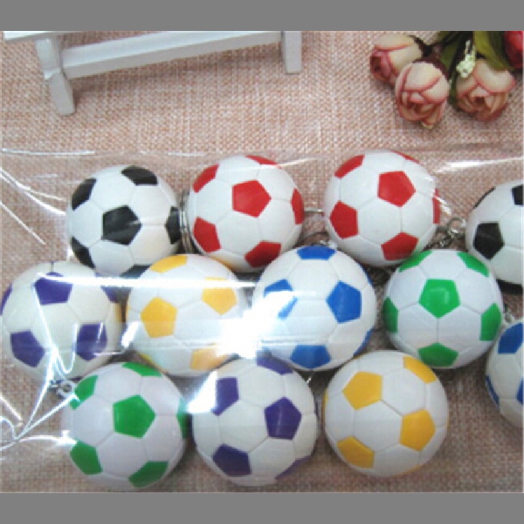 technologyonsale พวงกุญแจโลหะ จี้รูปฟุตบอล Soccor ball สไตล์สปอร์ต ...