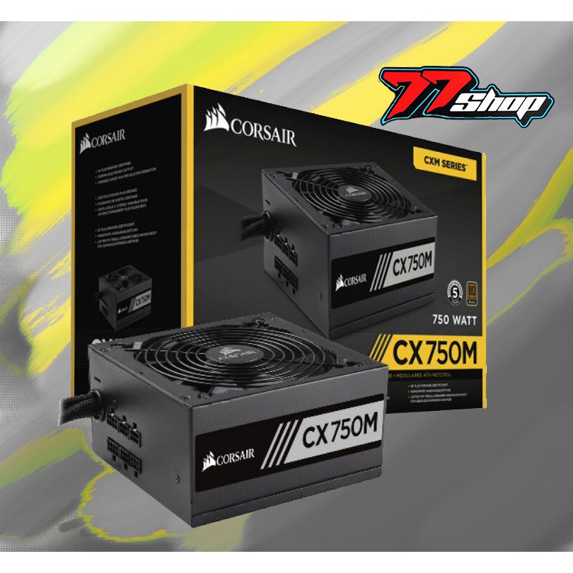 [มีของ]....PSU (80+ Bronze) CORSAIR CX750m 750W. | Shopee Thailand