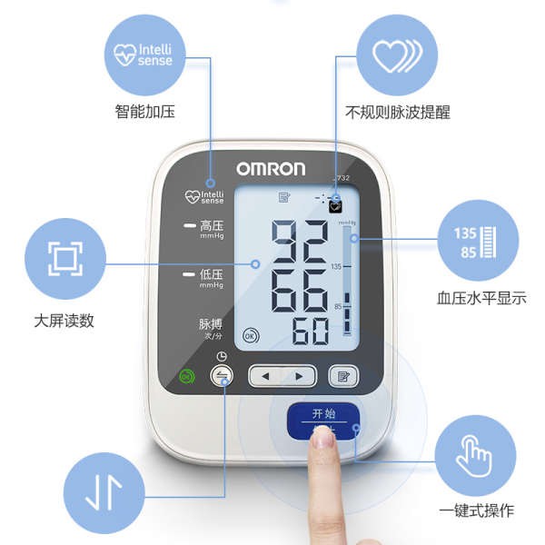sphygmomanometer Omron electronic blood pressure meter home high ...