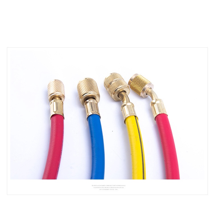 MRCARTOOL ท่อเติมสารทําความเย็นดิจิทัล 1.5 ม. 3 สี สําหรับเครื่องปรับอากาศ R134a R12 R22 R404 ...
