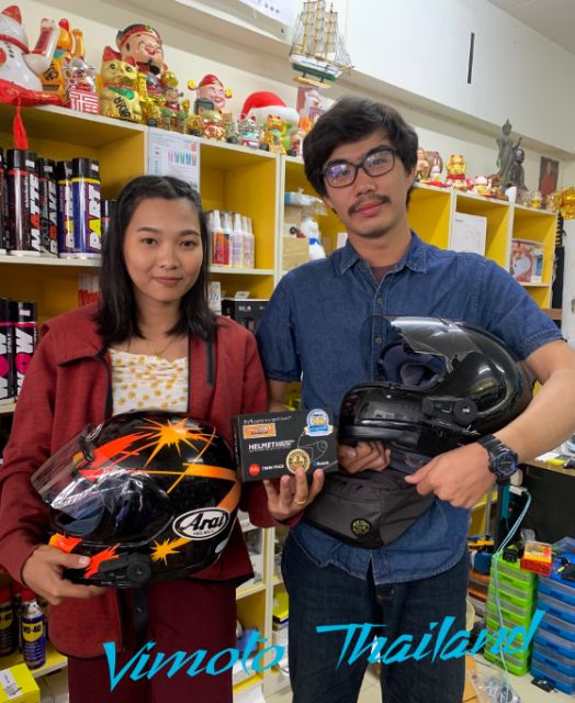 (ประกัน 2 ปี By Vimoto Thailand) MornyStar M3M6 Motorcycle Bluetooth Helmet Intercom Headset ...