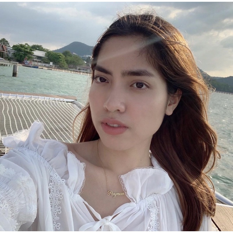 สั่งทำ สร้อยชื่อ Custom Name Stainless Steel Necklace - cherpy_ - ThaiPick