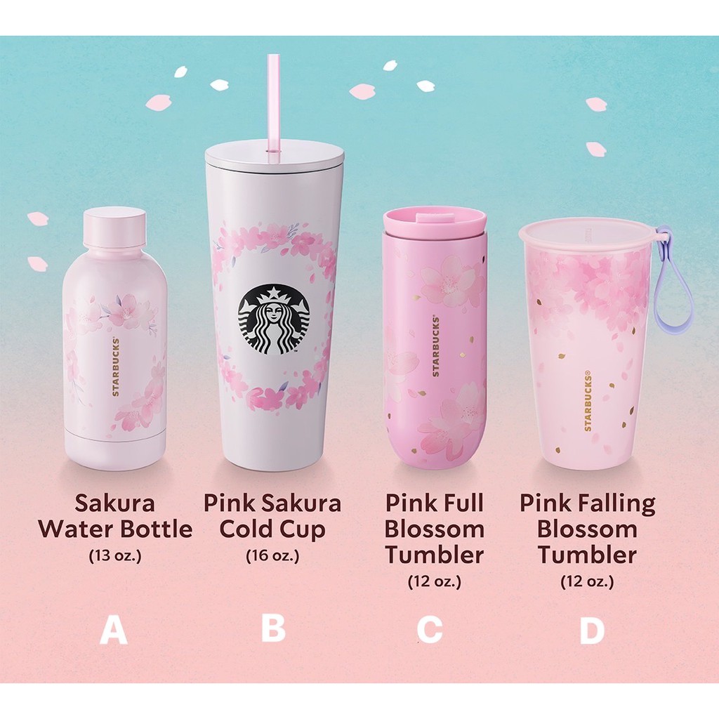 Starbucks Spring Collection 2021 (pink color) สตาร์บัคส์สปริงคอลเลคชัน ...