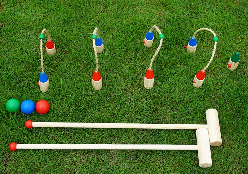ส่งออก Roque Gate Ball Croquet ไม้ผลิตภัณฑ์กีฬากลางแจ้งเด็กประสาทสัมผัส ...