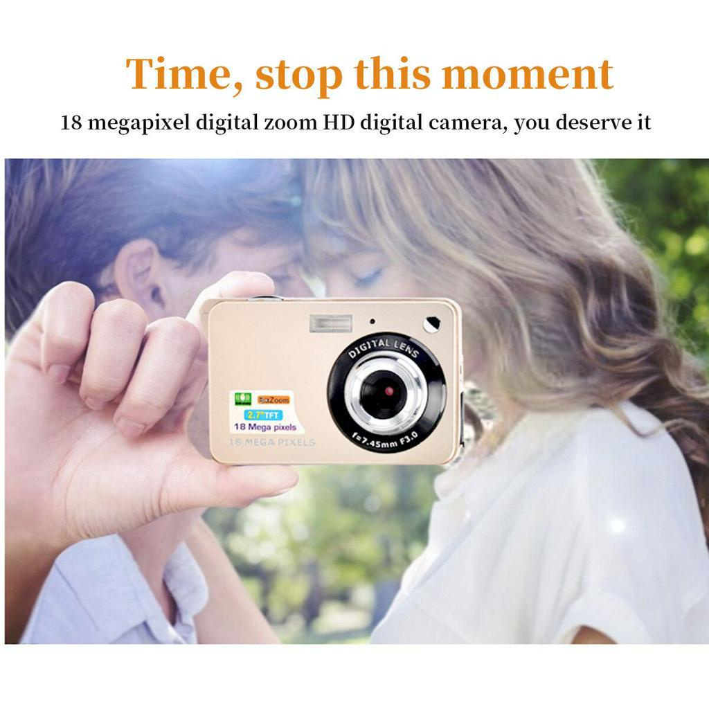 Mini Camera 2.7Inch TFT LCD Display 18MP 1080P 8x Zoom Digital Camera ...