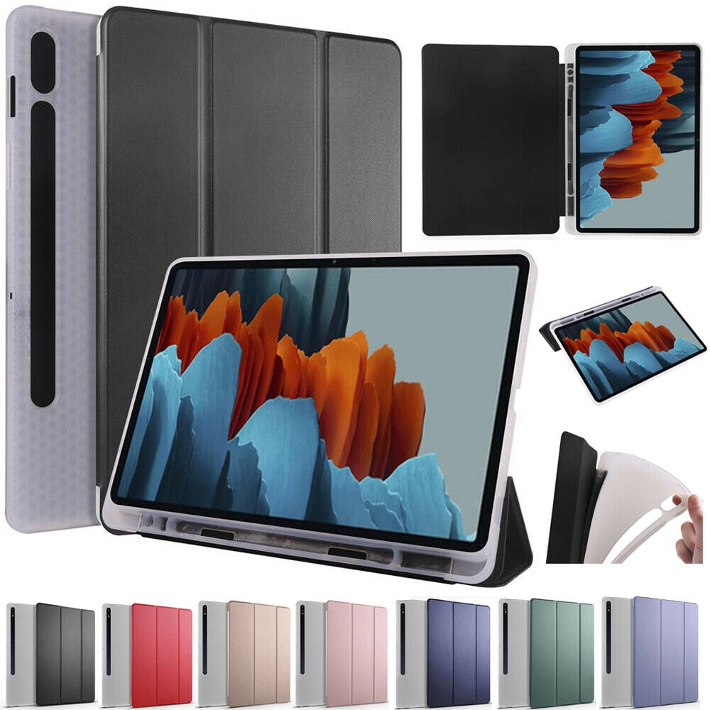 เคสแท็บเล็ตหนัง พร้อมช่องใส่ปากกา สําหรับ Samsung Galaxy Tab S8 12 4 Sm