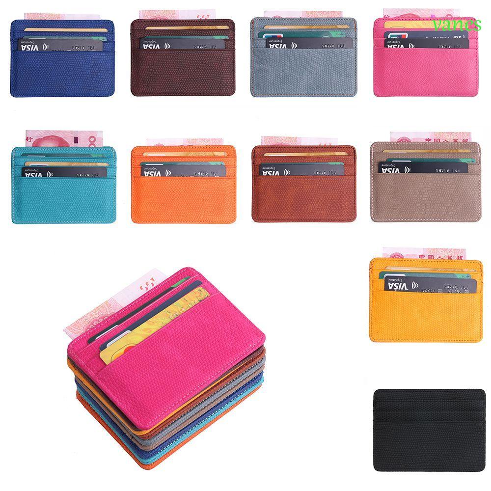 VANES1 Unisex Wallet with ID Window Credit Card Holder Card Holder ...